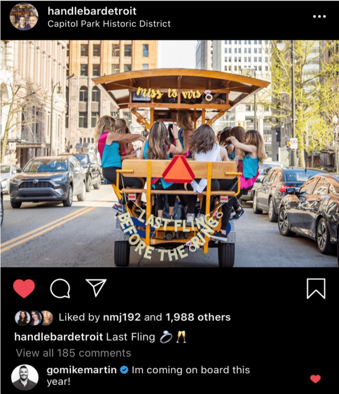 Best Detroit Bachelorette Party | HandeBar Detroit